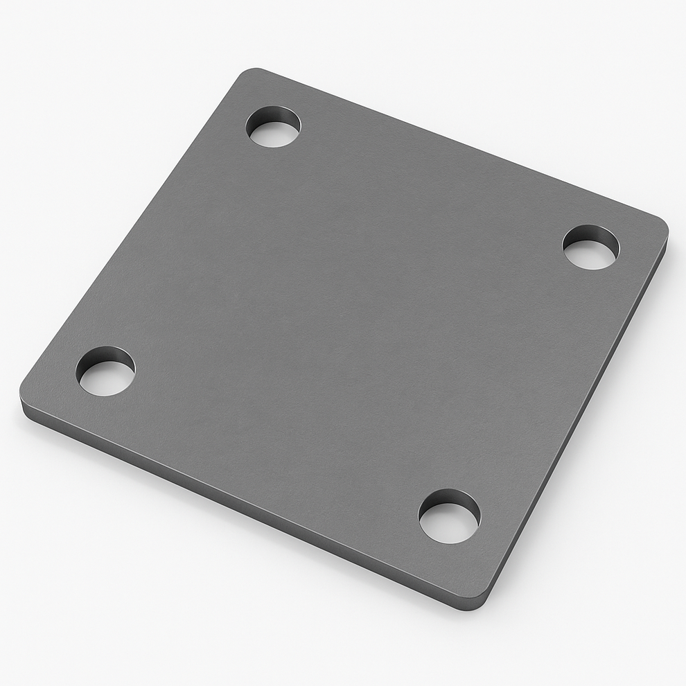 Heavy-Duty Steel Base Plate – Design Cut Fab